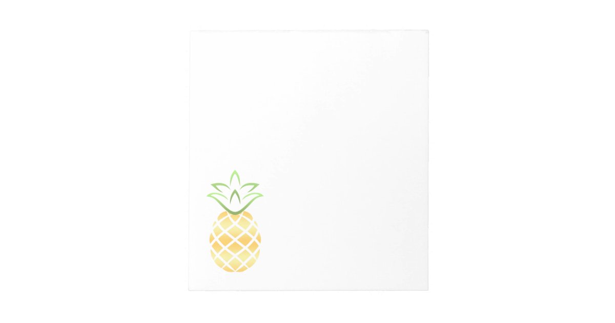 Pineapple Aloha Hawaii! Notepad | Zazzle