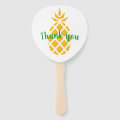 Pineapple party favors - hand fans | Zazzle