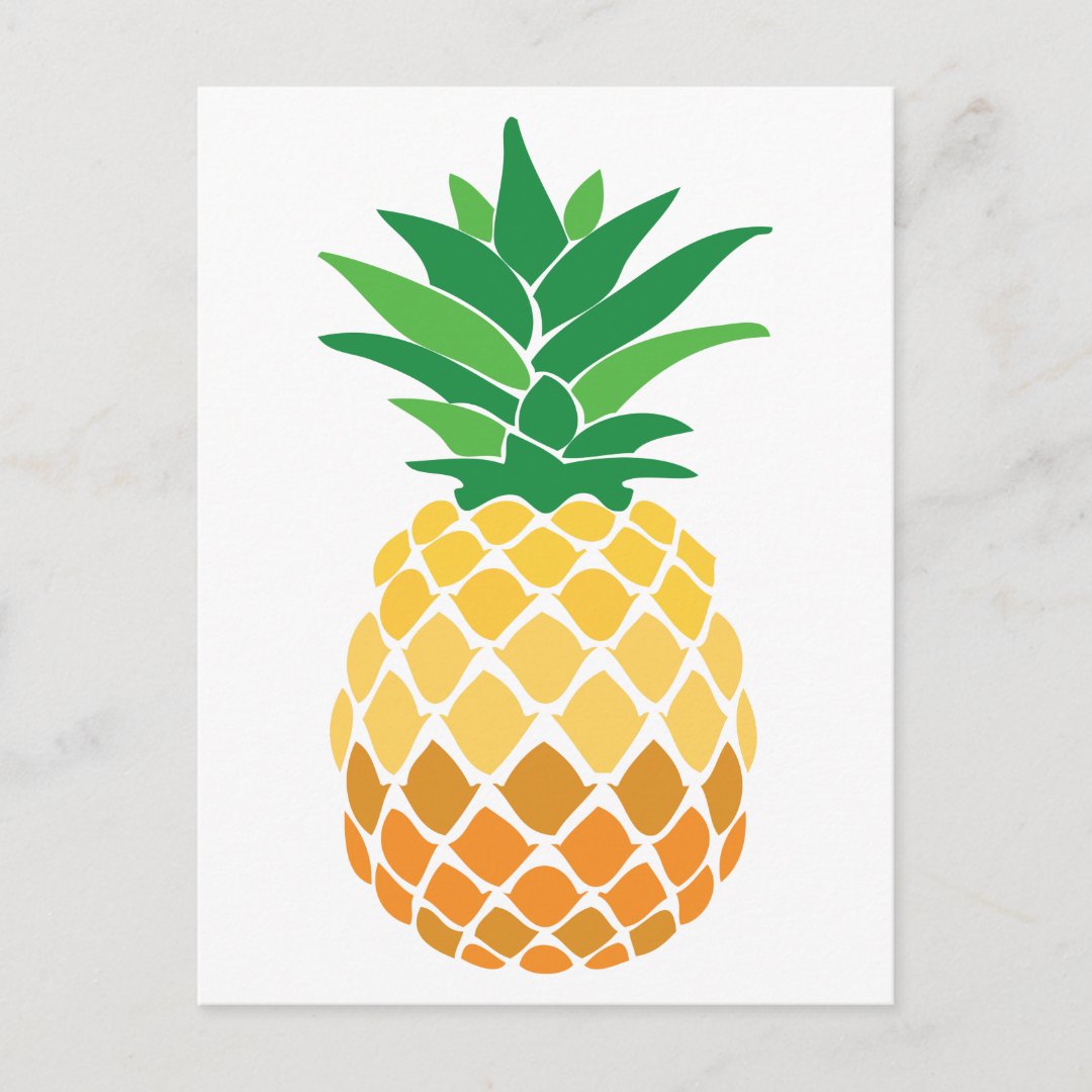 Pineapple Postcard | Zazzle