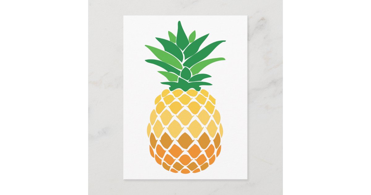 Pineapple Postcard | Zazzle
