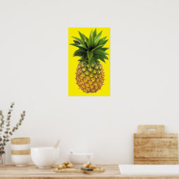 Pineapple Poster | Zazzle