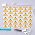 Pineapple Rainbow Pattern, Yellow & Orange Tissue Paper | Zazzle
