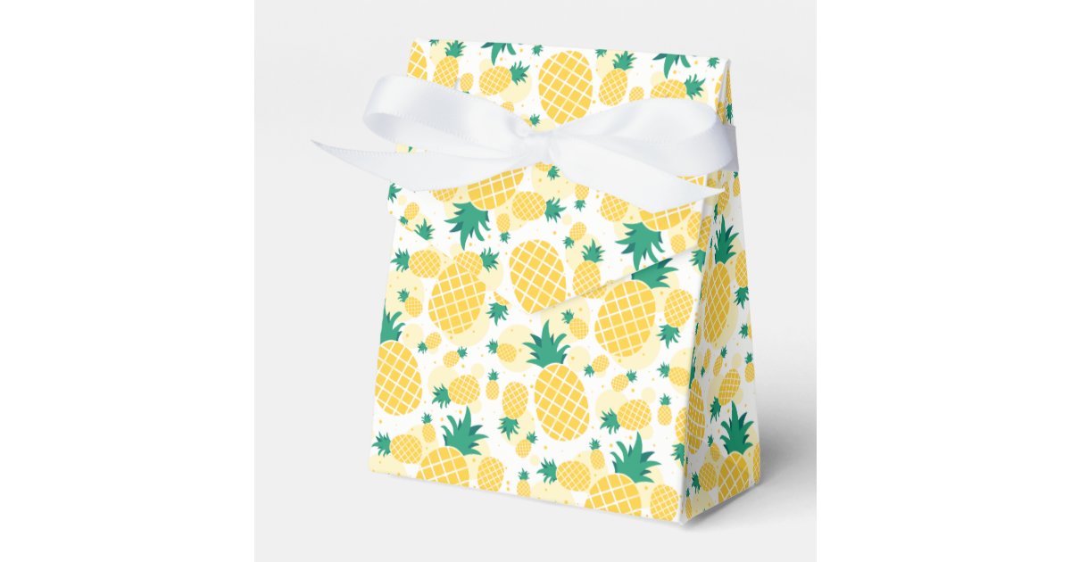 Pineapple Tent Favor Box | Zazzle