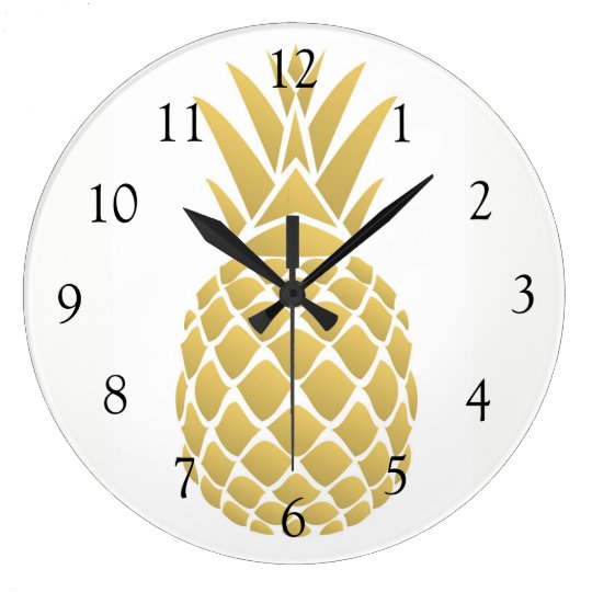 Pineapple Wall Clock | Zazzle.com