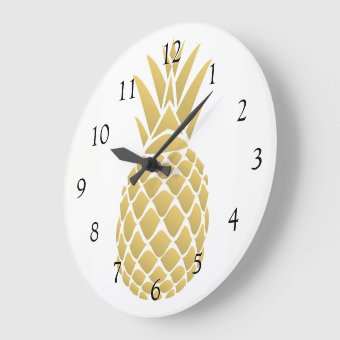 Pineapple Wall Clock | Zazzle