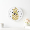 Pineapple Wall Clock | Zazzle