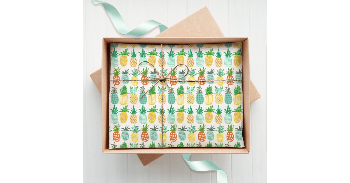 Pineapples Summer Tropical Tropics | Tissue Paper | Zazzle