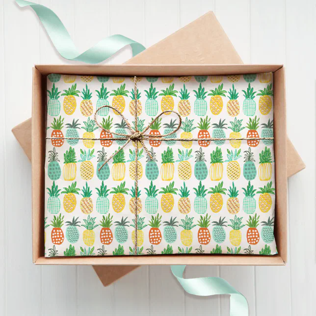 Pineapples Summer Tropical Tropics | Tissue Paper | Zazzle
