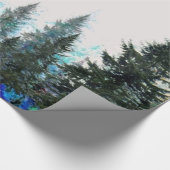 PINES FOREST MOUNTAIN LANDSCAPE WRAPPING PAPER | Zazzle