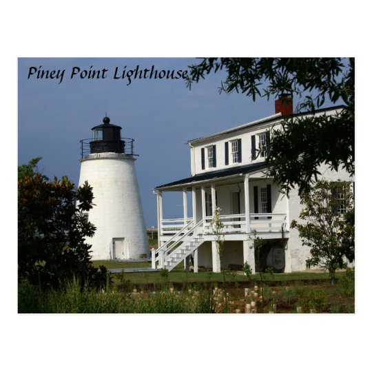 Piney Point Lighthouse Postcard | Zazzle.com