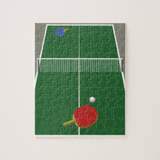 ping pong jigsaw puzzle | Zazzle.com