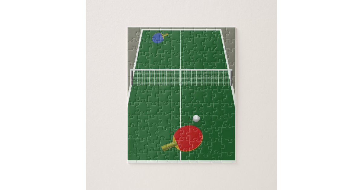 ping pong jigsaw puzzle | Zazzle