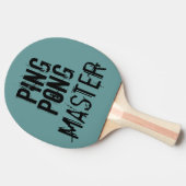 Ping Pong Master Funny Text Humor Ping-Pong Paddle | Zazzle