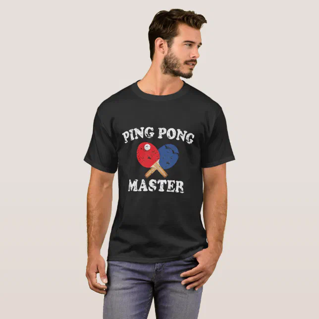 Ping Pong Master T-Shirt - Table Tennis Tee | Zazzle
