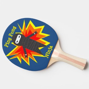 Ping Pong Ninja Paddle | Zazzle
