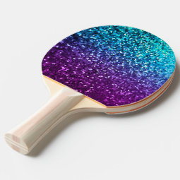 Ping Pong Paddle Mosaic Sparkley Texture | Zazzle