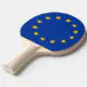 Ping pong paddle with Flag of European Union | Zazzle