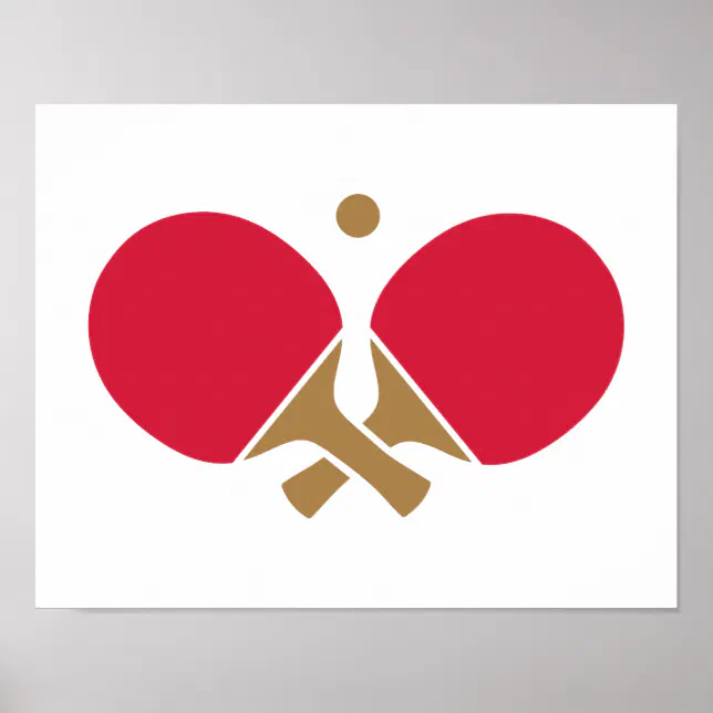 Ping Pong table tennis Poster | Zazzle