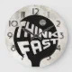 Ping Pong Think Fast Large Clock | Zazzle