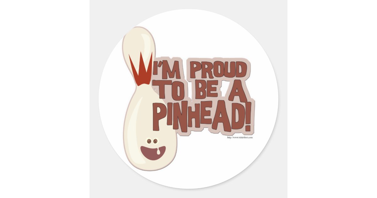 Pinhead Pride Classic Round Sticker | Zazzle
