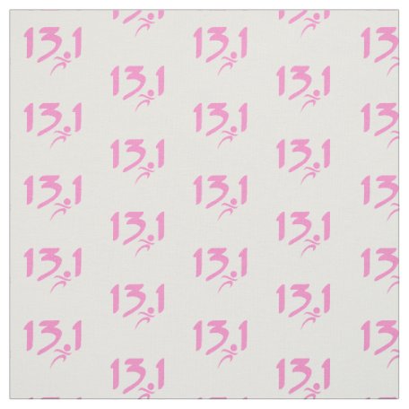 Marathon Runner Fabric | Zazzle