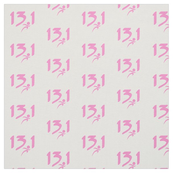 Marathon Runner Fabric | Zazzle