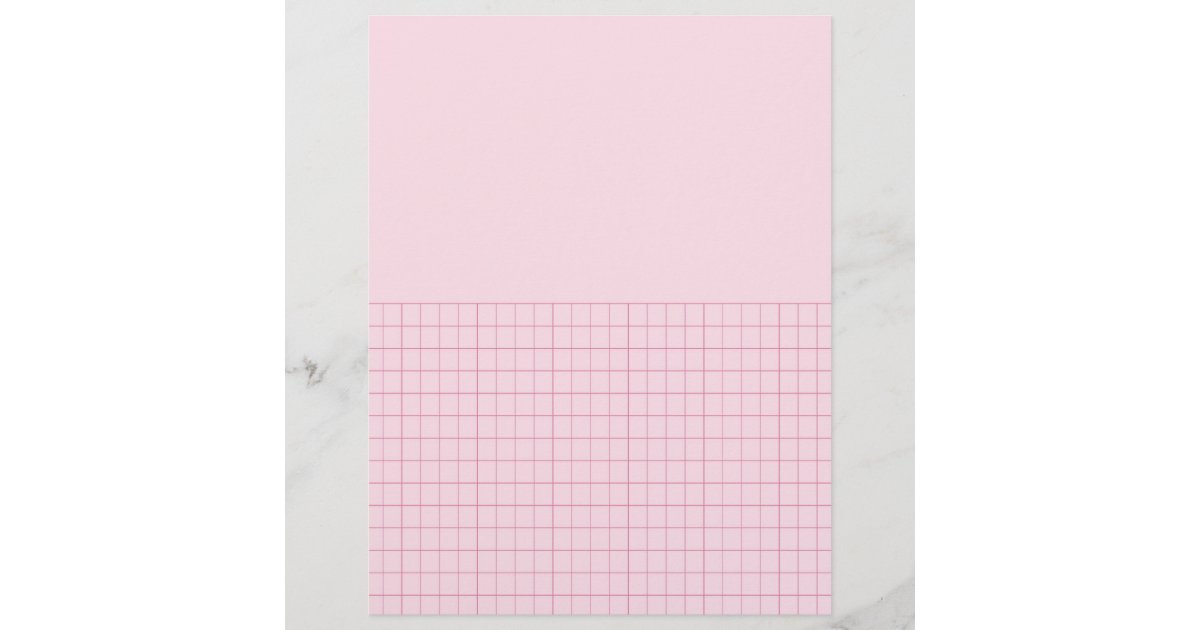 Pink 3411298 Graph Grid Write & Draw | Zazzle
