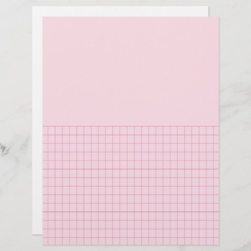 Pink 3411298 Graph Grid Write & Draw | Zazzle