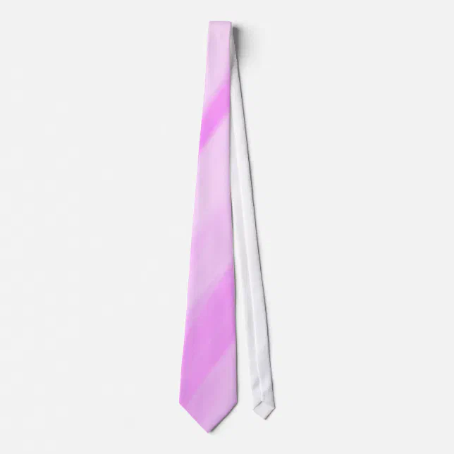 Pink Abstract Painting Neck Tie | Zazzle