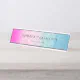 Pink and Blue Ombre Watercolor | Add Name Desk Name Plate | Zazzle