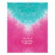 Pink and Blue Tie dye with Mandala Sway in Style Poster | Zazzle