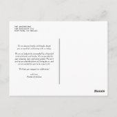 Pink and Gray Batik Flowers Thank You Postcard | Zazzle