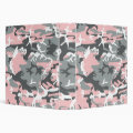 Pink and Gray Camouflage, Military, Army 3 Ring Binder | Zazzle