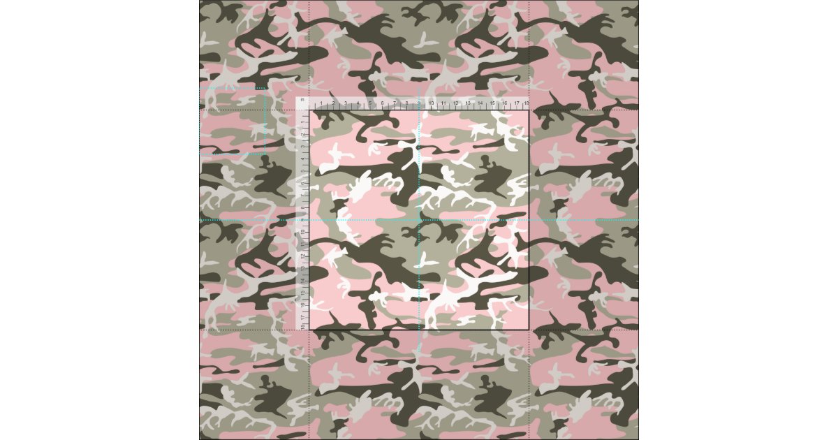 Pink and Green Camouflage, Military, Army Fabric | Zazzle