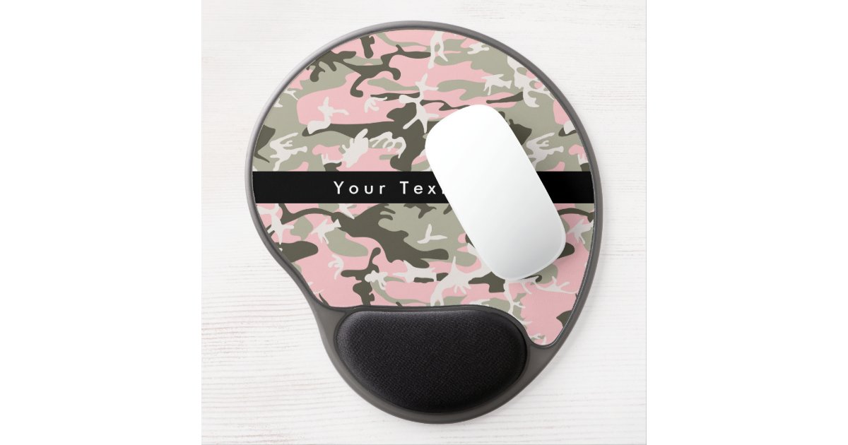 Pink and Green Camouflage, Military, Army Gel Mouse Pad | Zazzle