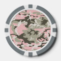 Pink and Green Camouflage, Military, Army Poker Chips | Zazzle
