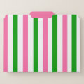 Pink and Green File Folder | Zazzle
