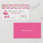 Pink and Green Sweets Bakery Business Card | Zazzle