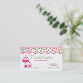Pink and Green Sweets Bakery Business Card | Zazzle