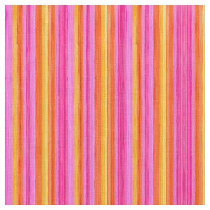 Orange And Pink Fabric | Zazzle
