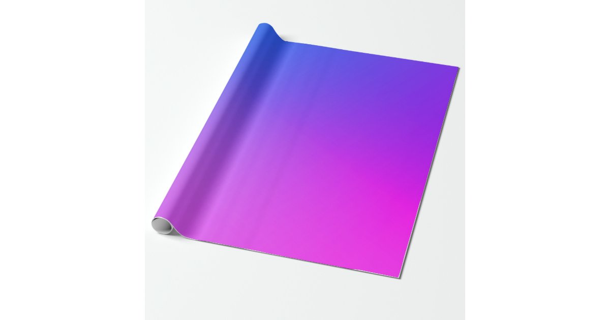 Pink and Purple Gradient Wrapping Paper | Zazzle