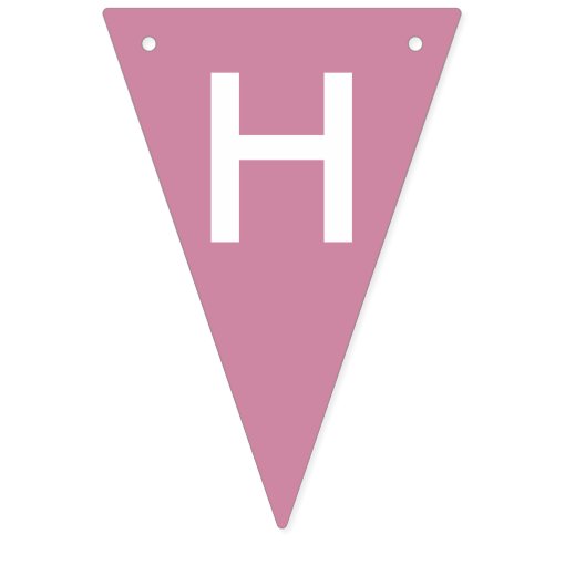 Pink and Purple Striped Happy Birthday Banner Flag | Zazzle