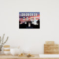 PInk and Purple Sunset Family Tree Photo Poster | Zazzle