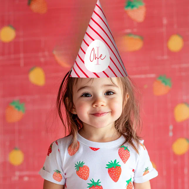 Pink and Red Birthday Hat | Party Celebration | Zazzle