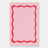 Pink and Red Retro Wave Bridal Shower Welcome Sign | Zazzle