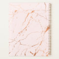 Pink and Rose Gold Marble Appointment Book Planner | Zazzle