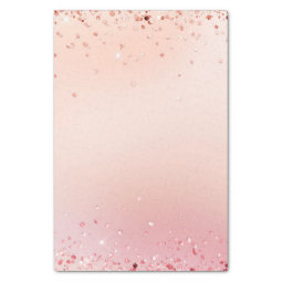 Pink and Rose Sparkle Ombre Tissue Paper | Zazzle