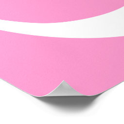 Pink and White Om Symbol Poster | Zazzle