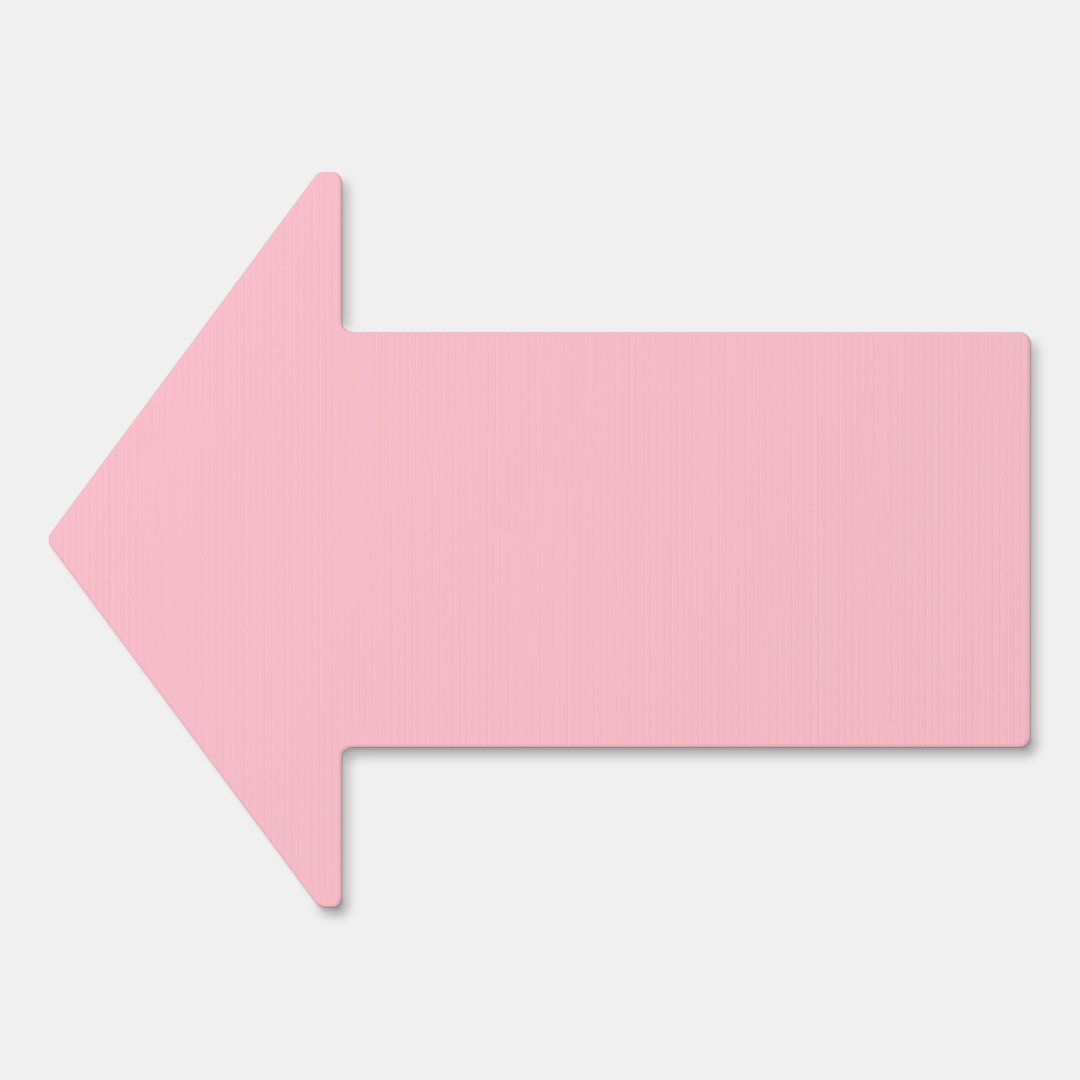 Pink Arrow Sign | Zazzle