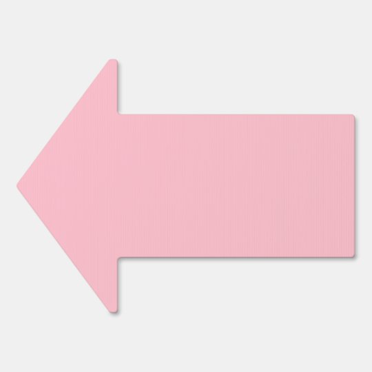 Pink Arrow Sign | Zazzle.com